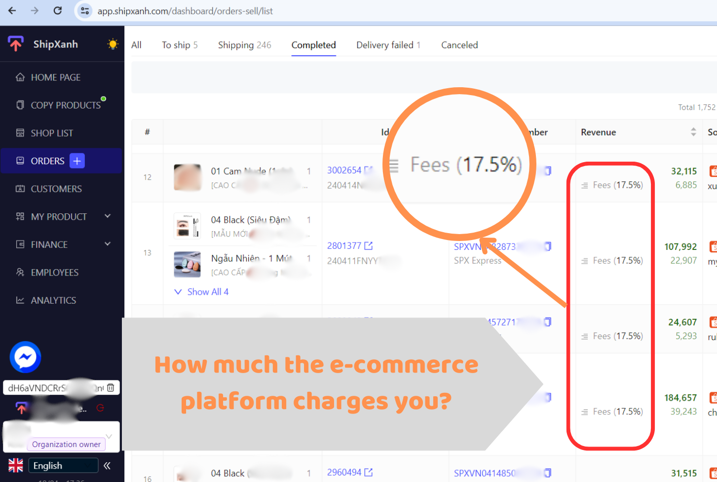 How to Quickly View % Fees on Shopee, TikTok, Lazada Order Lists - Ship ...